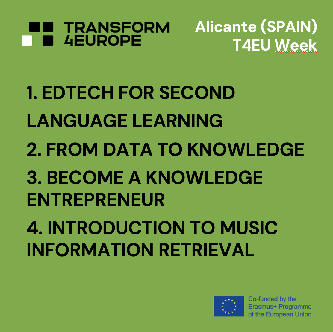 T4EU Week in Spain - Transform4Europe